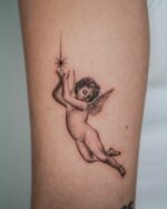 18 Heavenly Cherub Tattoos For Embracing Love And Purity
