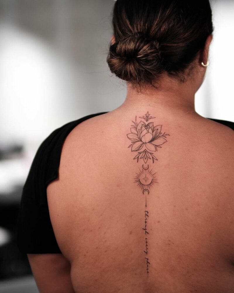 20 Delicate Spine Quote Tattoo Ideas For A Unique Appearance