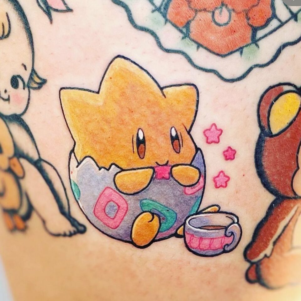 20 Adorable Chibi Tattoos To Appreciate Your Favorite Characters