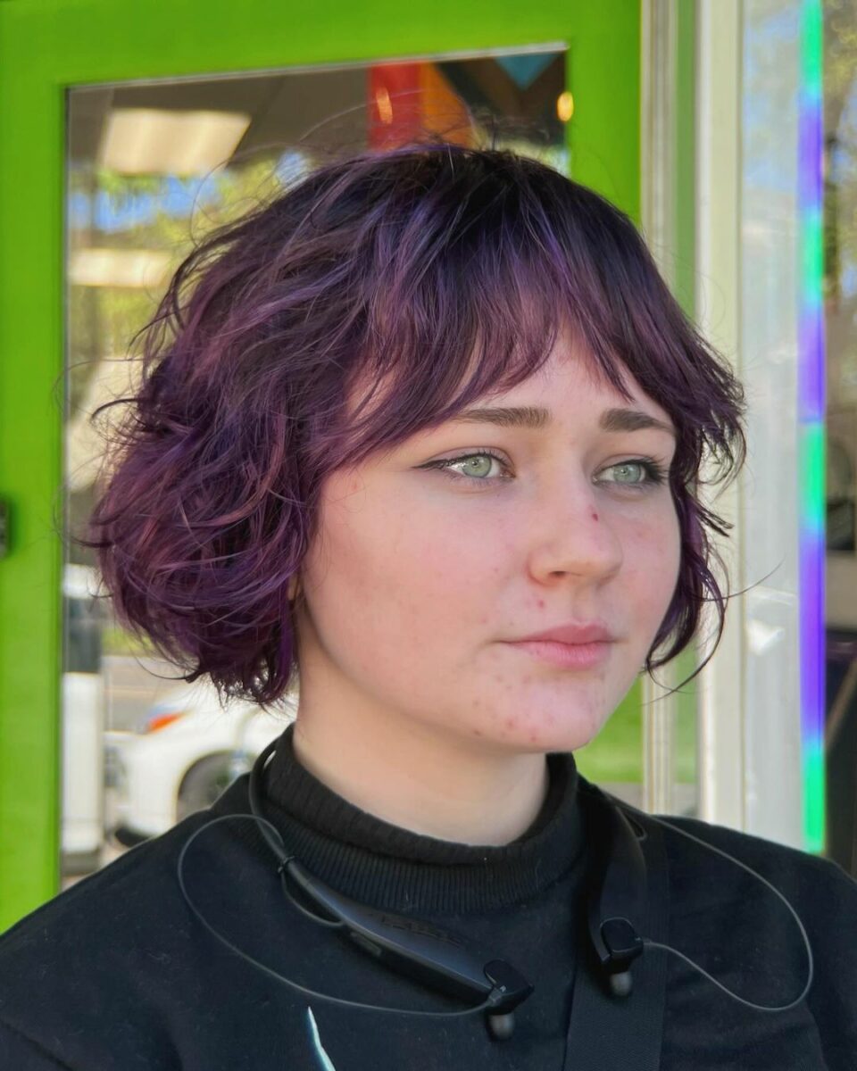 28 Mystical Midnight Purple Hairstyles For Modern Magic