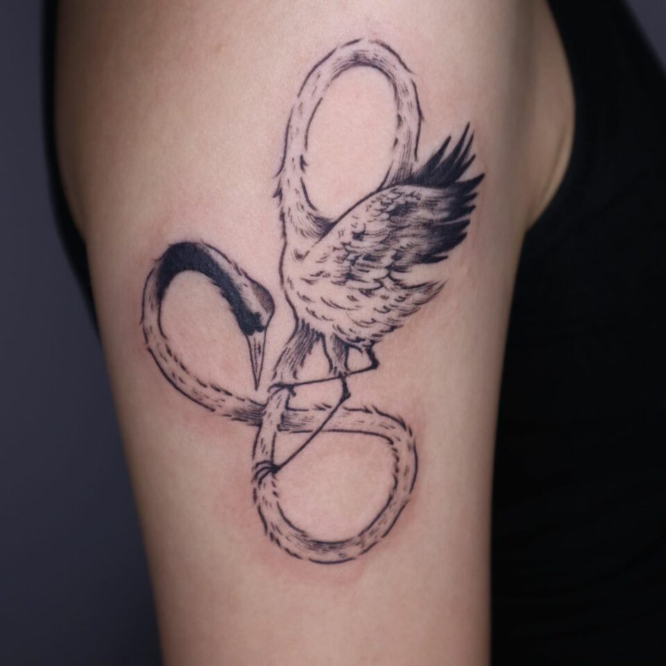 20 Fascinating Crane Tattoo Ideas And Their Meanings