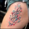 19 Treble Clef Tattoo Designs That Hit All The Right Notes