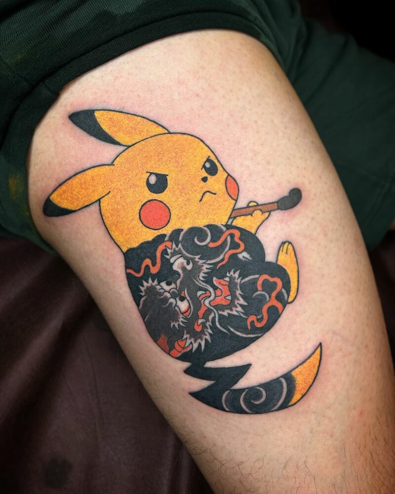 20 Electrifying Pikachu Tattoo Ideas