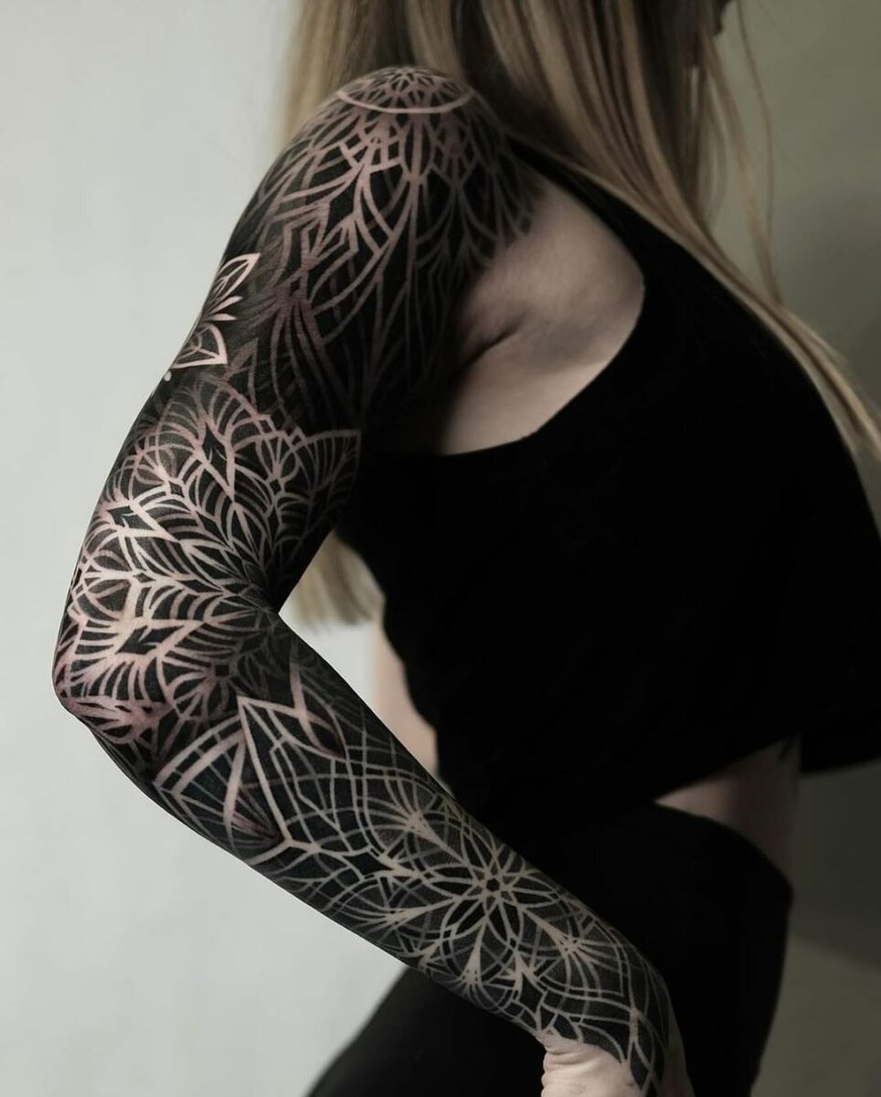 20 Geometric Sleeve Tattoo Designs That Are Picture Perfect