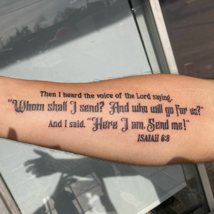 Wear Your Faith With These 20 Stunning Bible Quote Tattoos