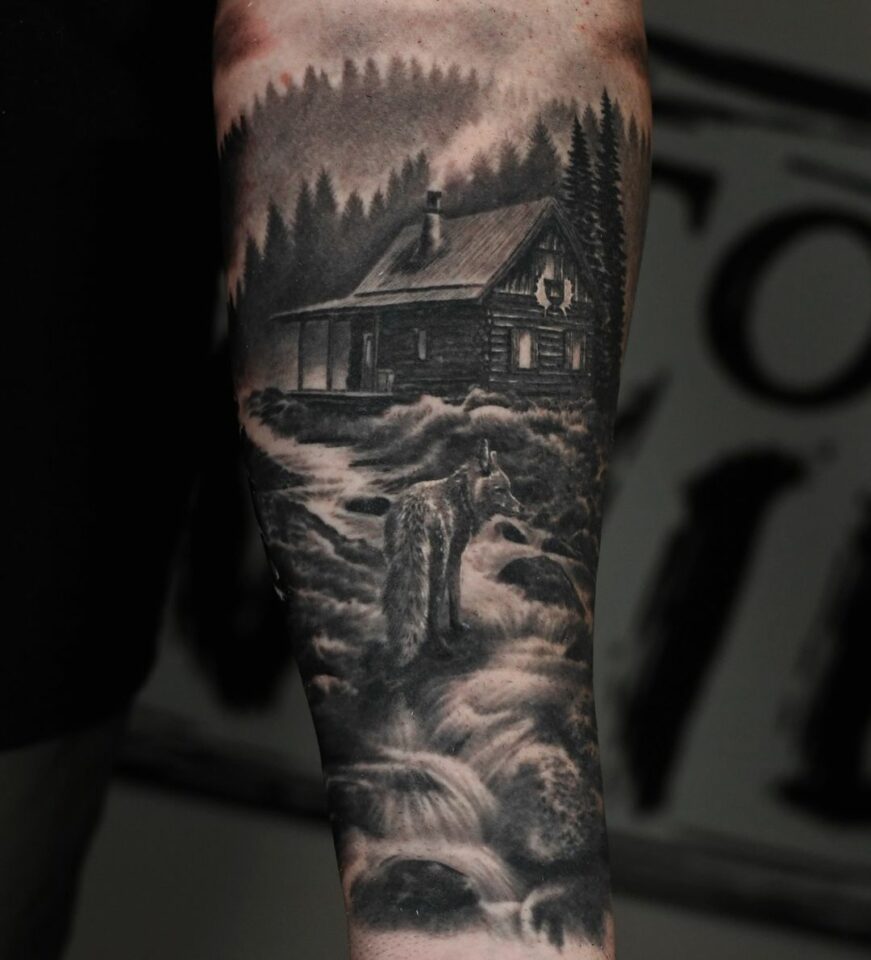 20 Forest Sleeve Tattoo Designs to Pine For