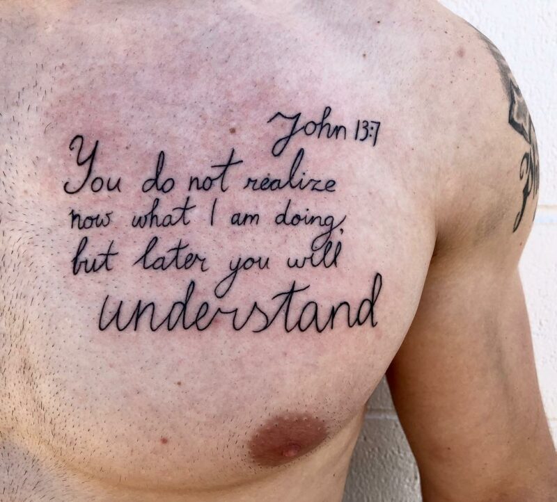 Wear Your Faith With These 20 Stunning Bible Quote Tattoos