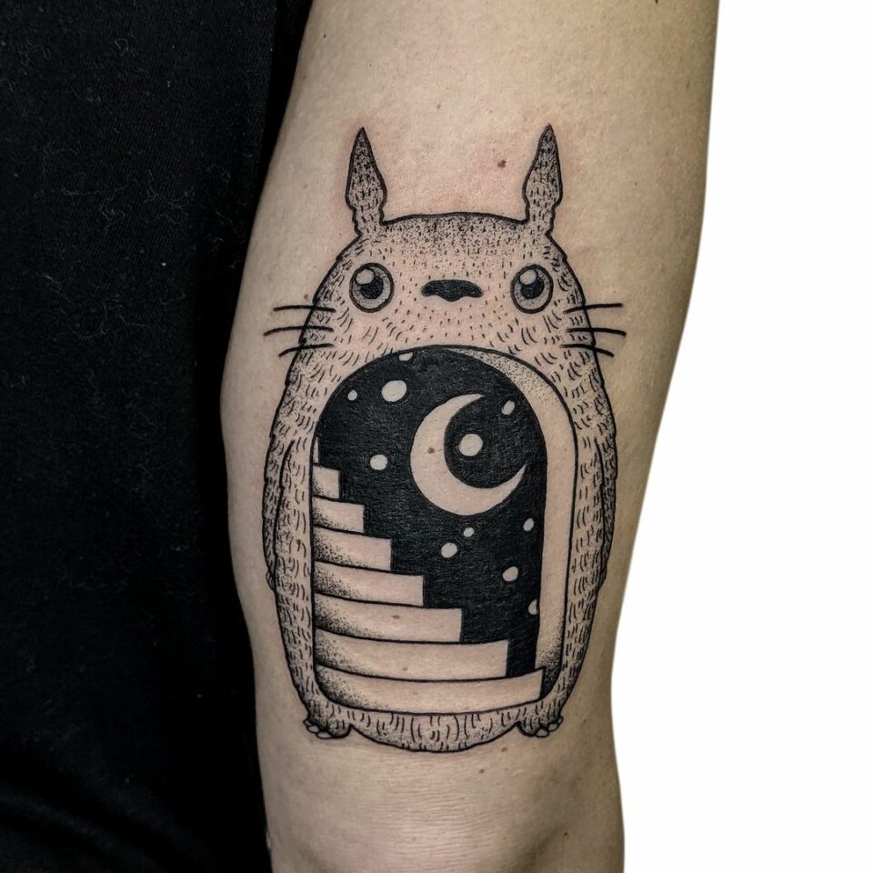20 Magical Totoro Tattoo Designs to Bring Studio Ghibli Alive On Your Skin