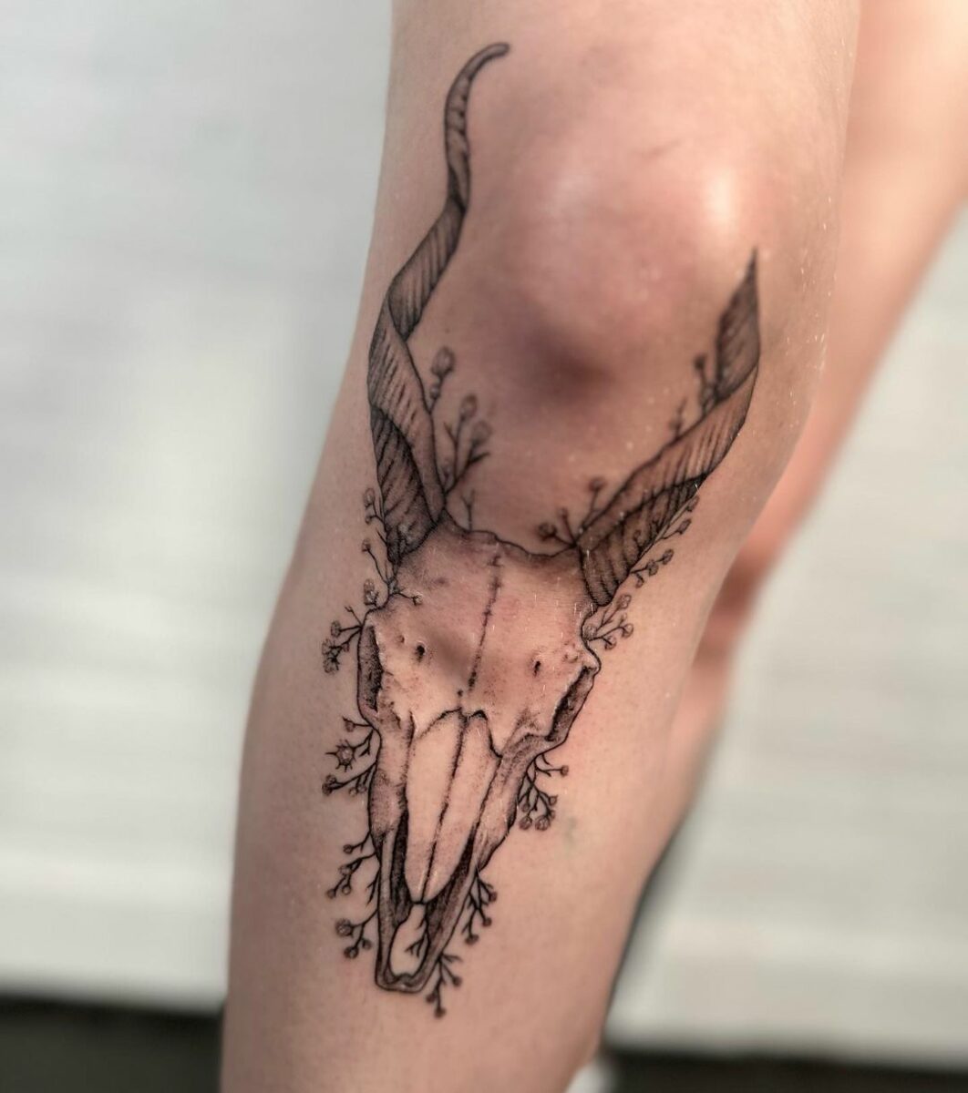 20 Remarkable Ram Skull Tattoo Designs That Command Attention