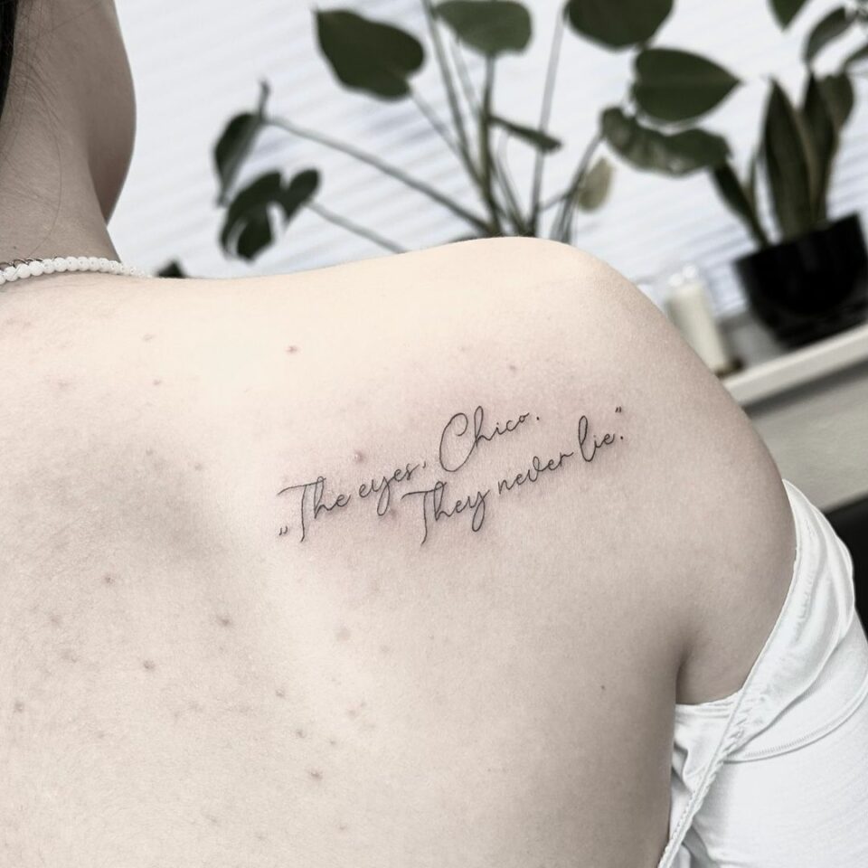 20 Deep Meaningful Small Quote Tattoos To Express Yourself