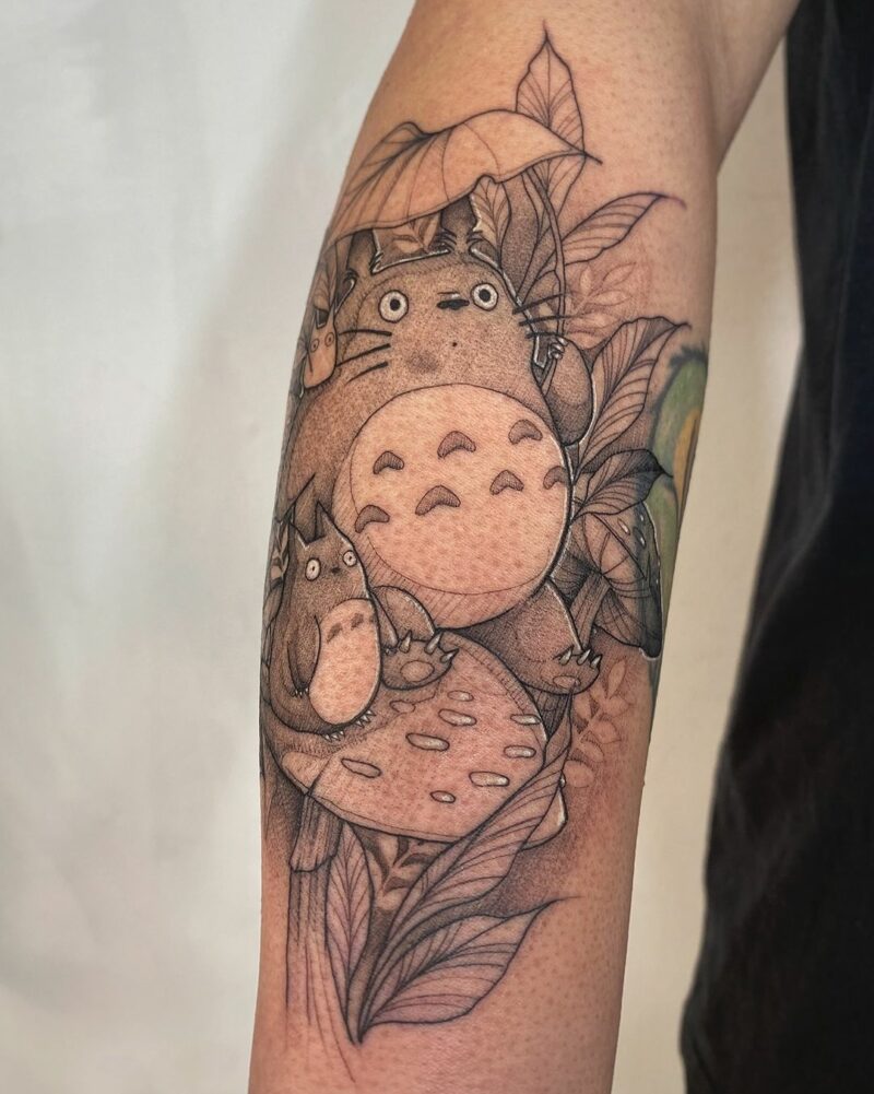 20 Magical Totoro Tattoo Designs to Bring Studio Ghibli Alive On Your Skin