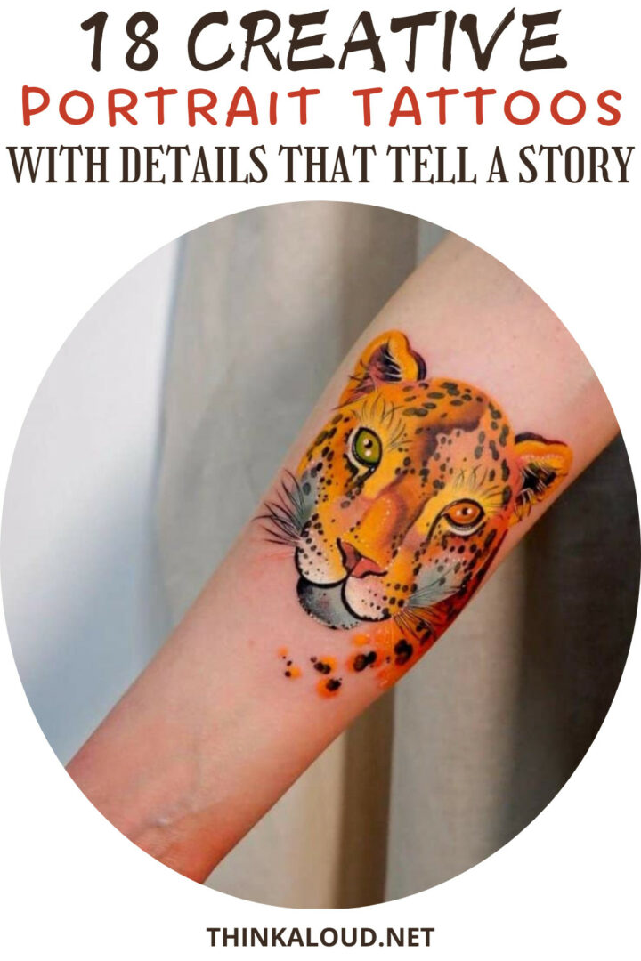18 Creative Portrait Tattoos With Details That Tell A Story