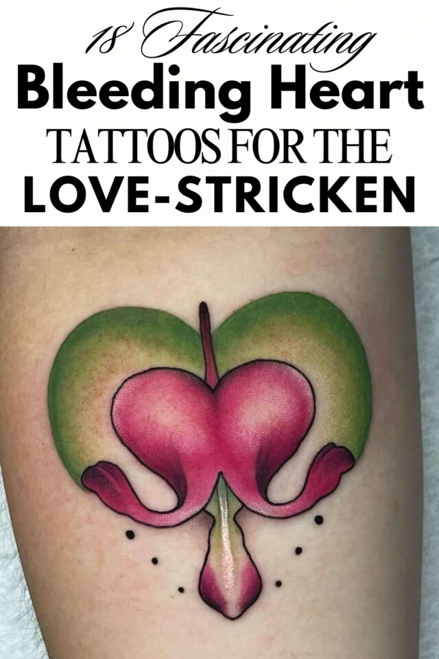18 Fascinating Bleeding Heart Tattoos For The Love-Stricken