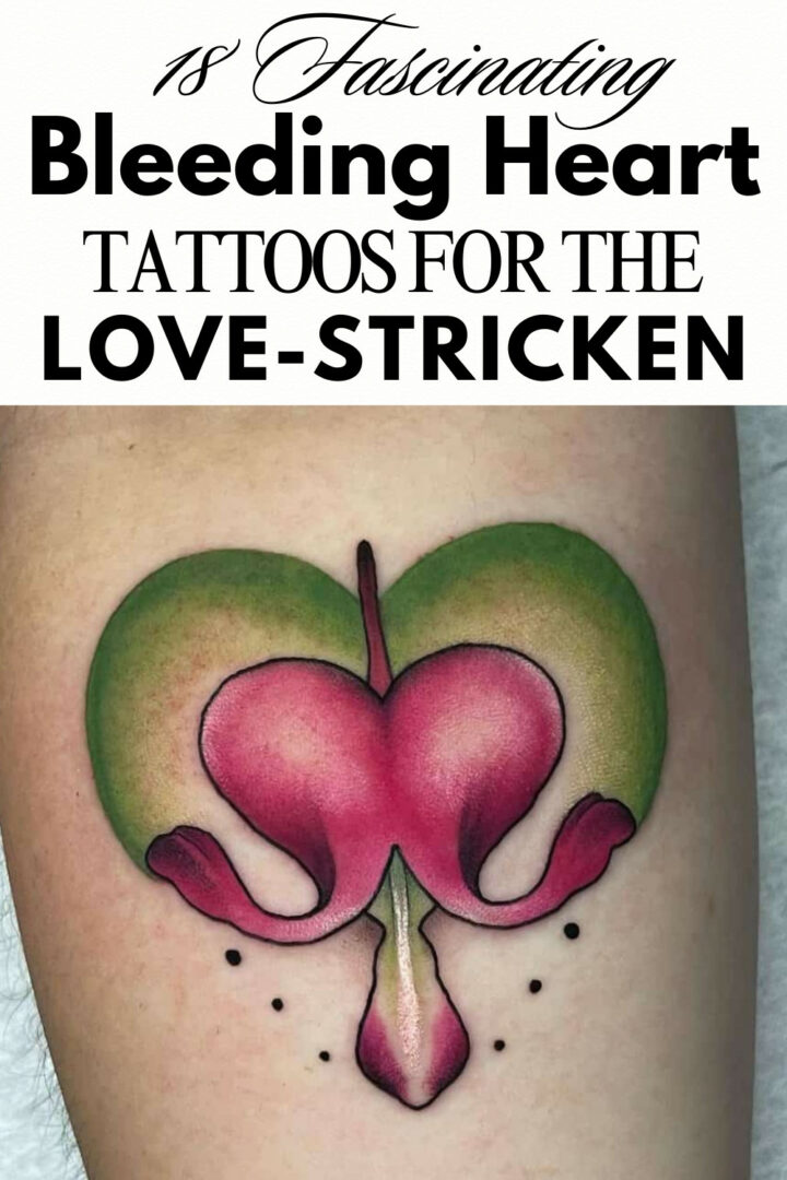 18 Fascinating Bleeding Heart Tattoos For The Love-Stricken