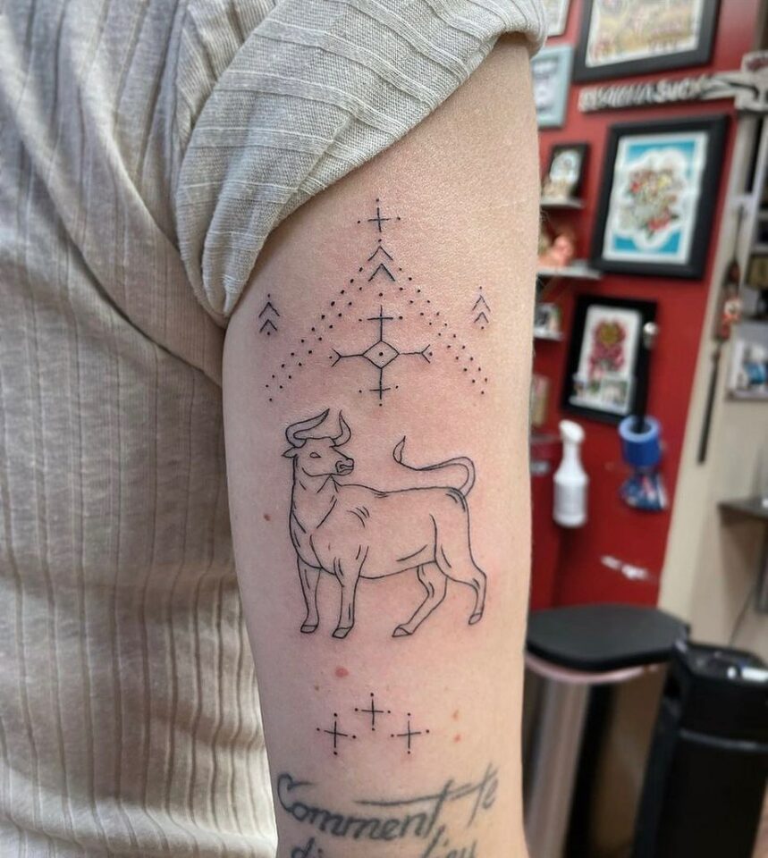 Here Are 20 Taurus Tattoo Designs To Be Bullish About