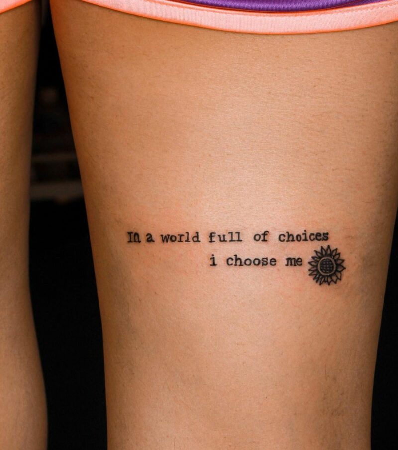 20 Deep Meaningful Small Quote Tattoos To Express Yourself