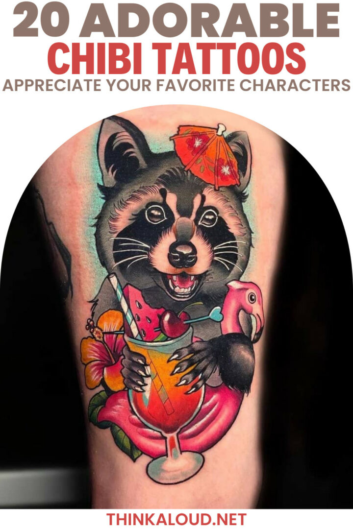 20 Adorable Chibi Tattoos To Appreciate Your Favorite Characters