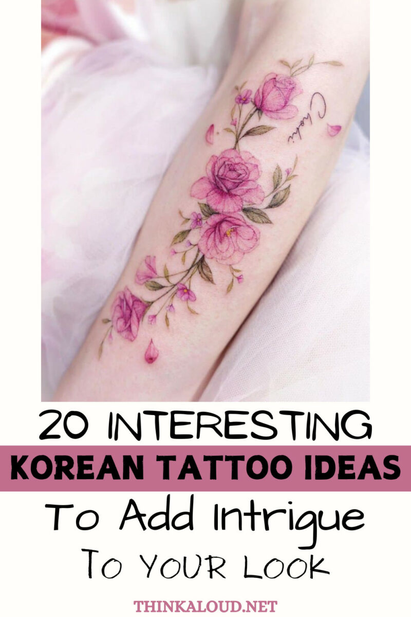 20 Interesting Korean Tattoo Ideas With Hidden Meanings