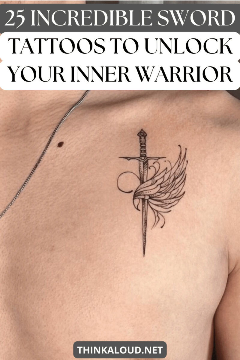 25 Incredible Sword Tattoos To Unlock Your Inner Warrior