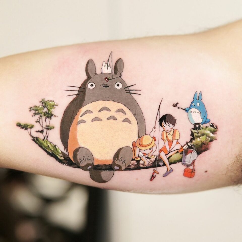 20 Magical Totoro Tattoo Designs to Bring Studio Ghibli Alive On Your Skin