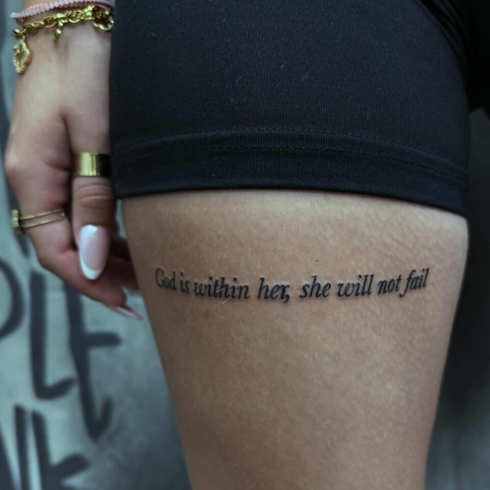 Wear Your Faith With These 20 Stunning Bible Quote Tattoos