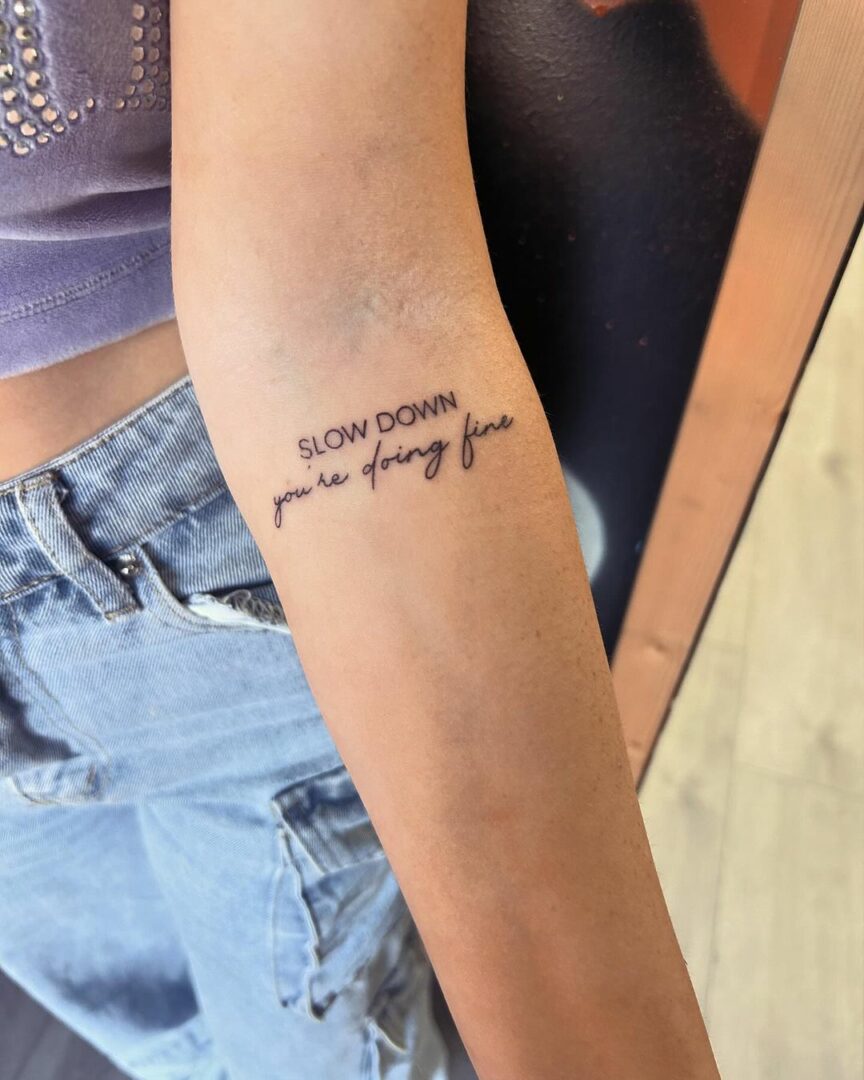 20 Deep Meaningful Small Quote Tattoos To Express Yourself