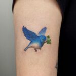 20 Bluebird Tattoo Designs That Capture The Beauty Of Flight
