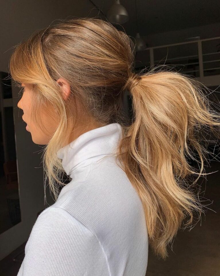 40 Messy Ponytail Looks For The Office AND The Dancefloor