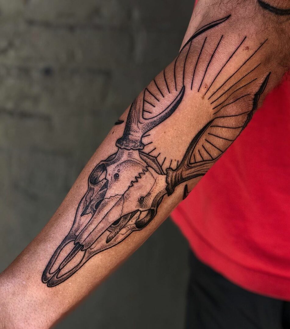20 Jaw-Dropping Deer Skull Tattoo Ideas That You Will Hold Dear