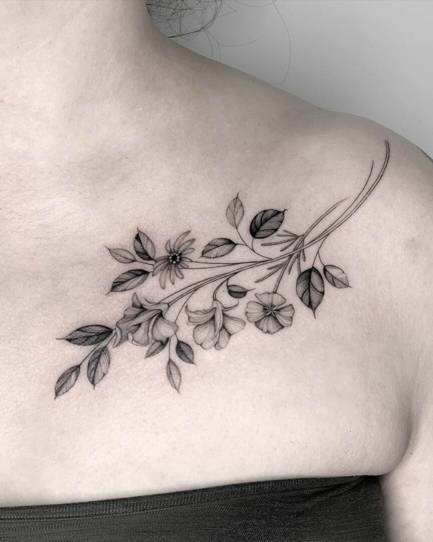 19 Delicate Sweet Pea Tattoo Ideas For a Garden of Delight