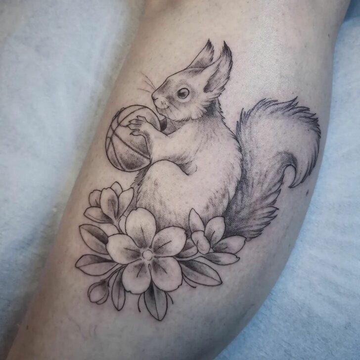 22 Adorable Squirrel Tattoo Ideas You'll Go Nuts For