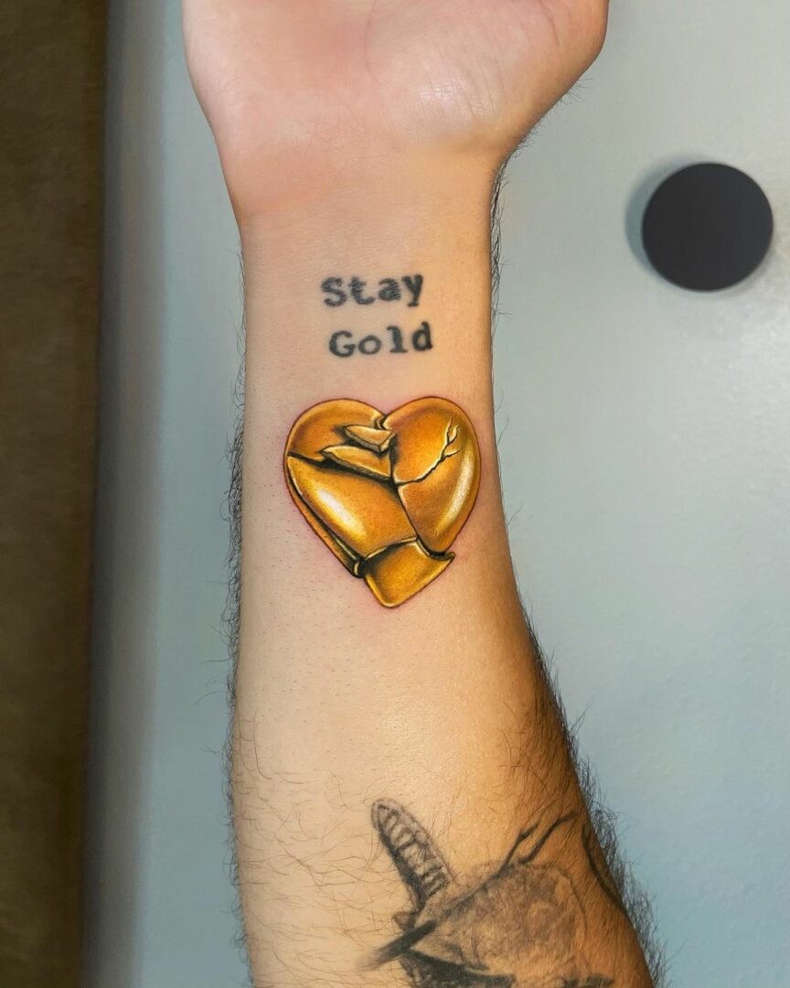 18 Eye-catching Gold Tattoos To Add A Luster To Your Life