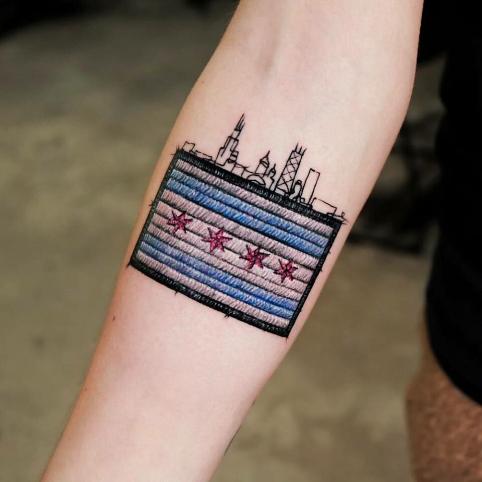 18 Embroidery Tattoos That'll Stitch Their Way Into Your Heart