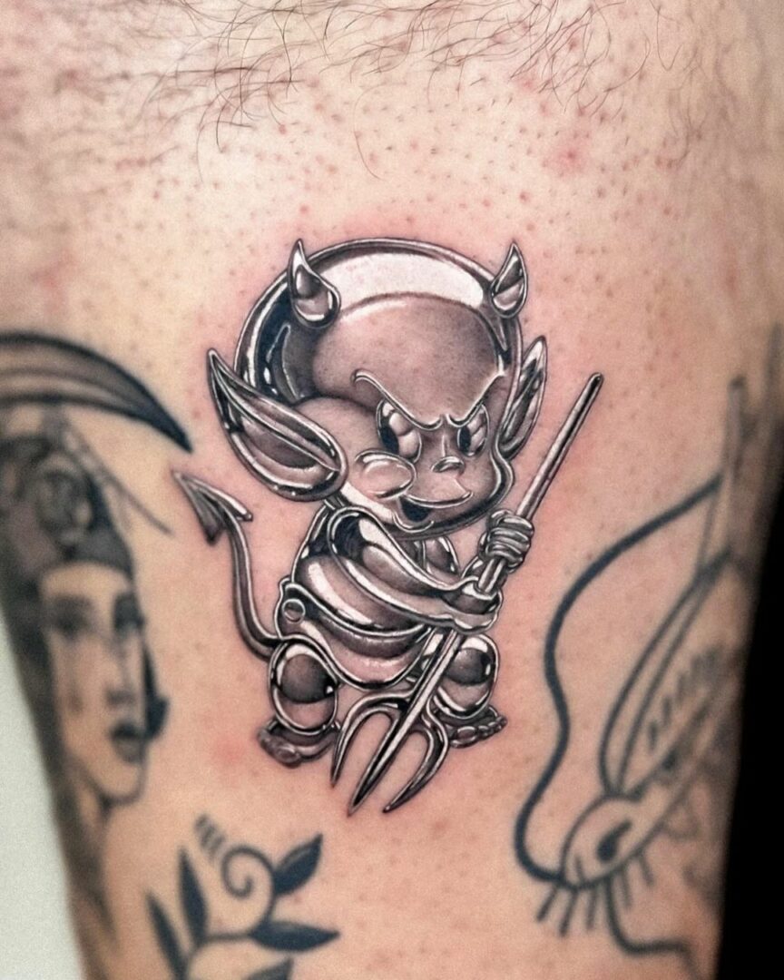 20 Artistic Chrome Tattoos That Are Gleaming Masterpieces