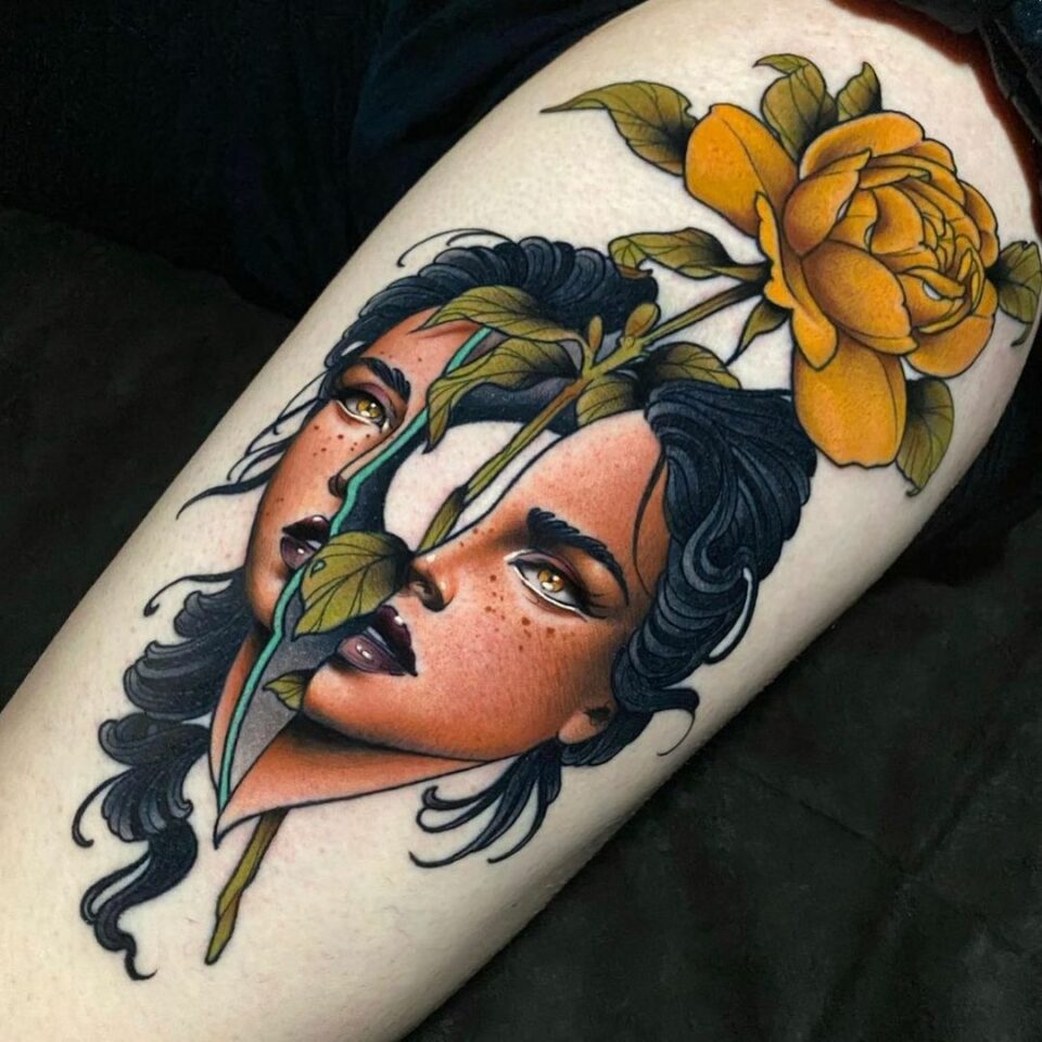 20 Beautiful Yellow Rose Tattoo Ideas For A Burst Of Sunshine