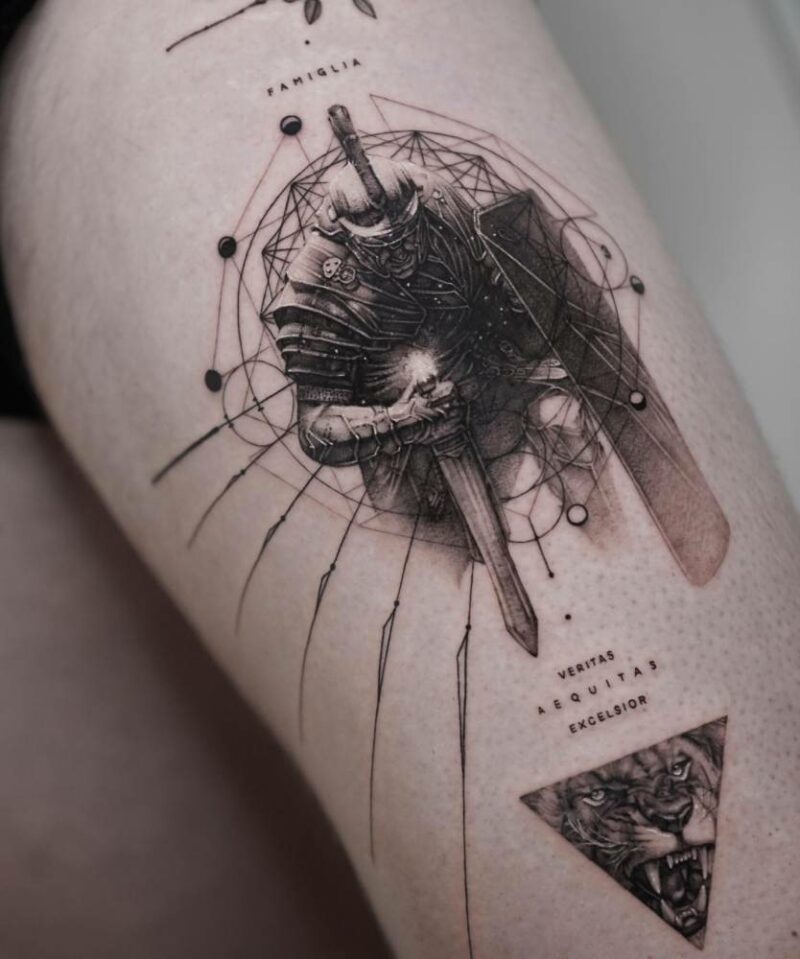 20 Intriguing Graphic Tattoos For Those Who Dare To Stand Out