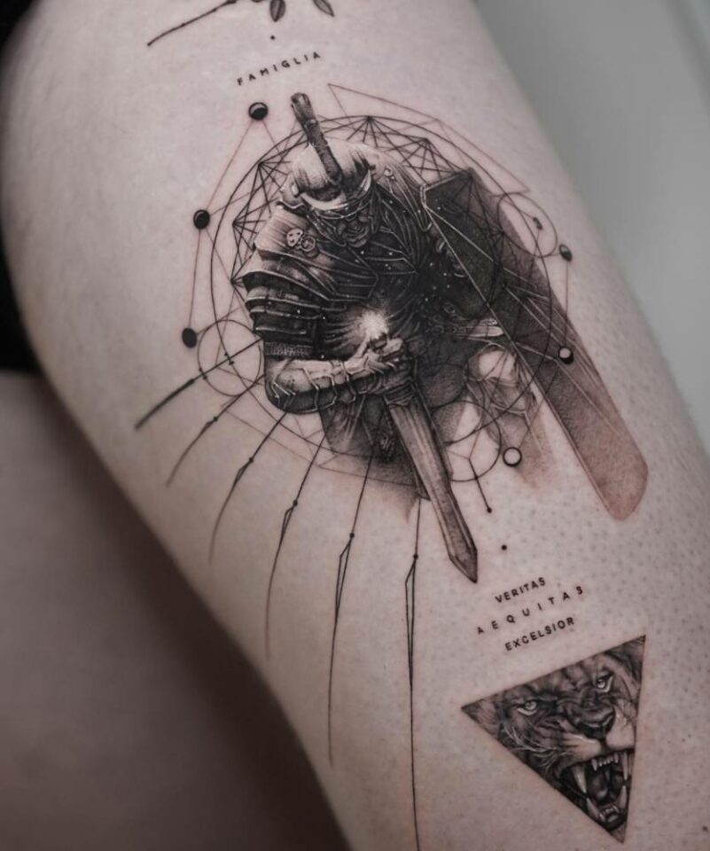 20 Intriguing Graphic Tattoos For Those Who Dare To Stand Out
