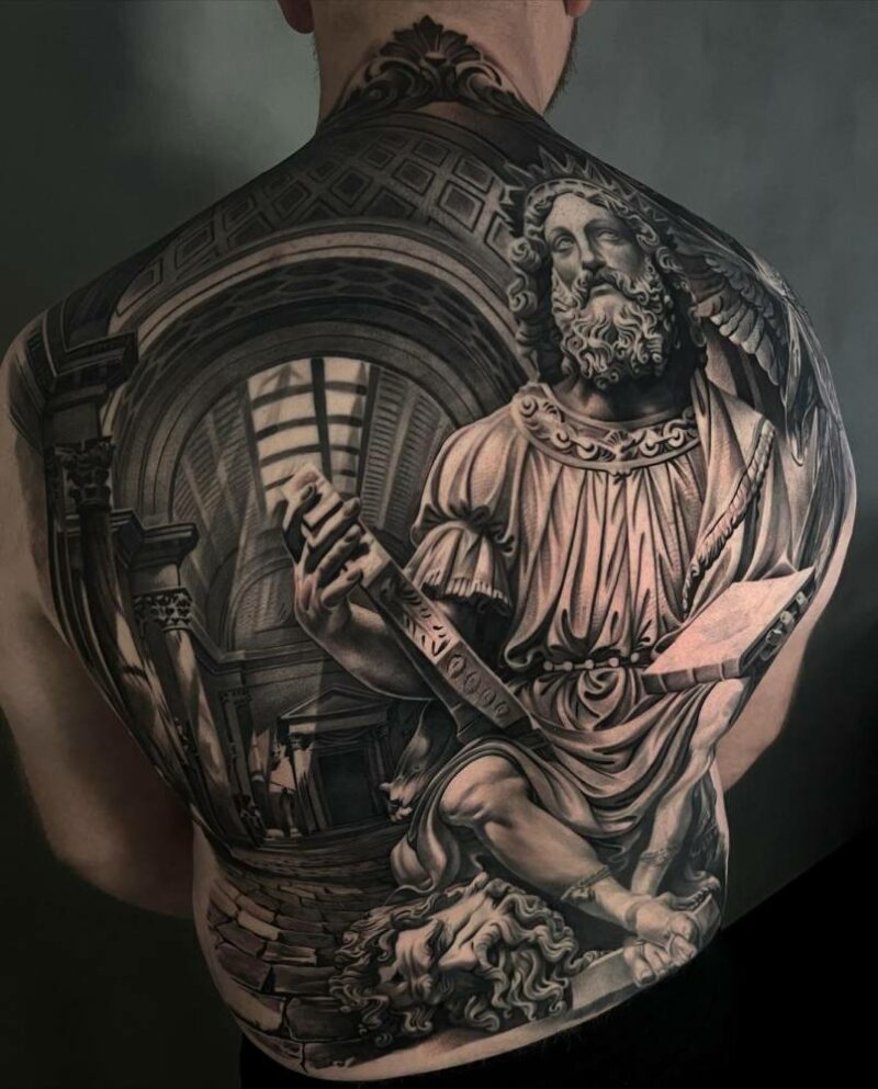 20 Epic Classical Tattoos To Honor Famous Works Of Art