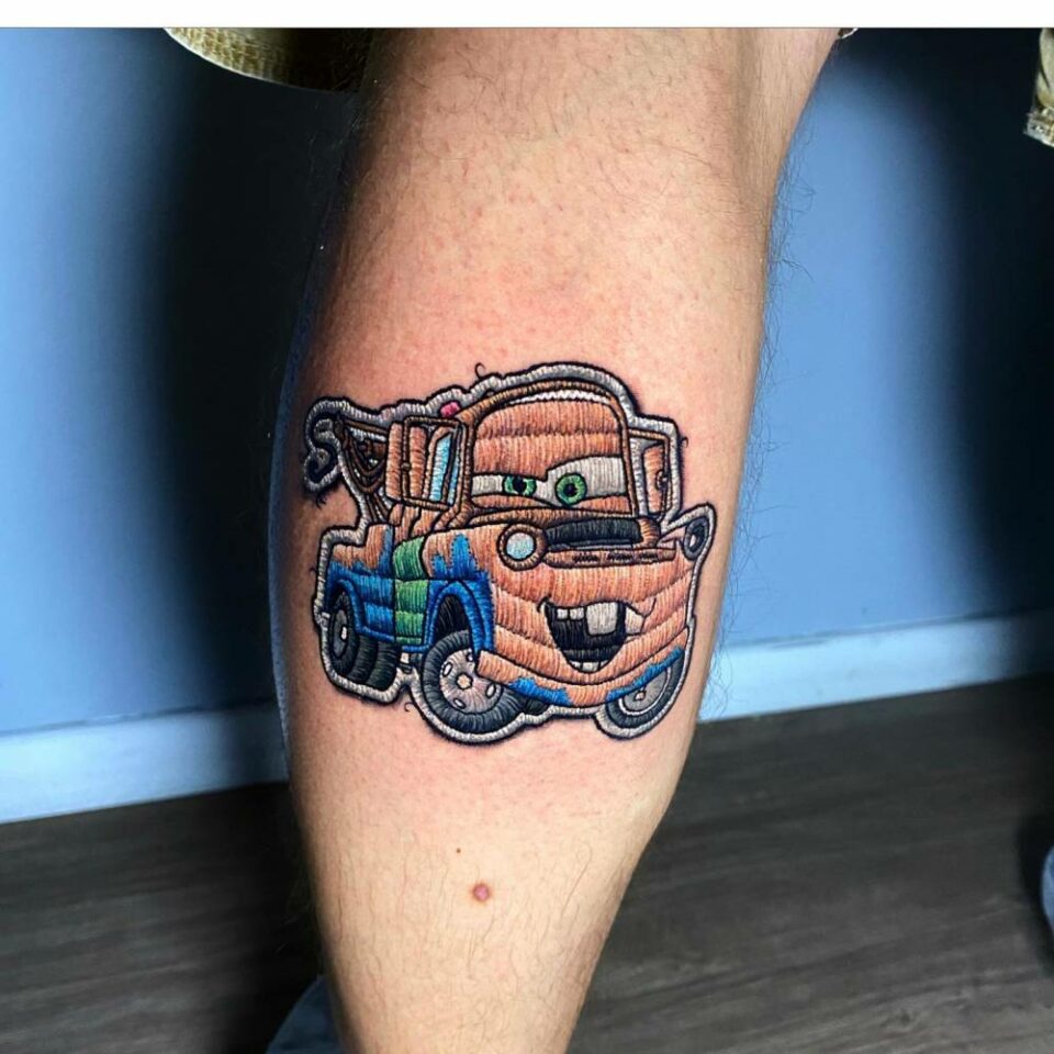 18 Embroidery Tattoos That'll Stitch Their Way Into Your Heart