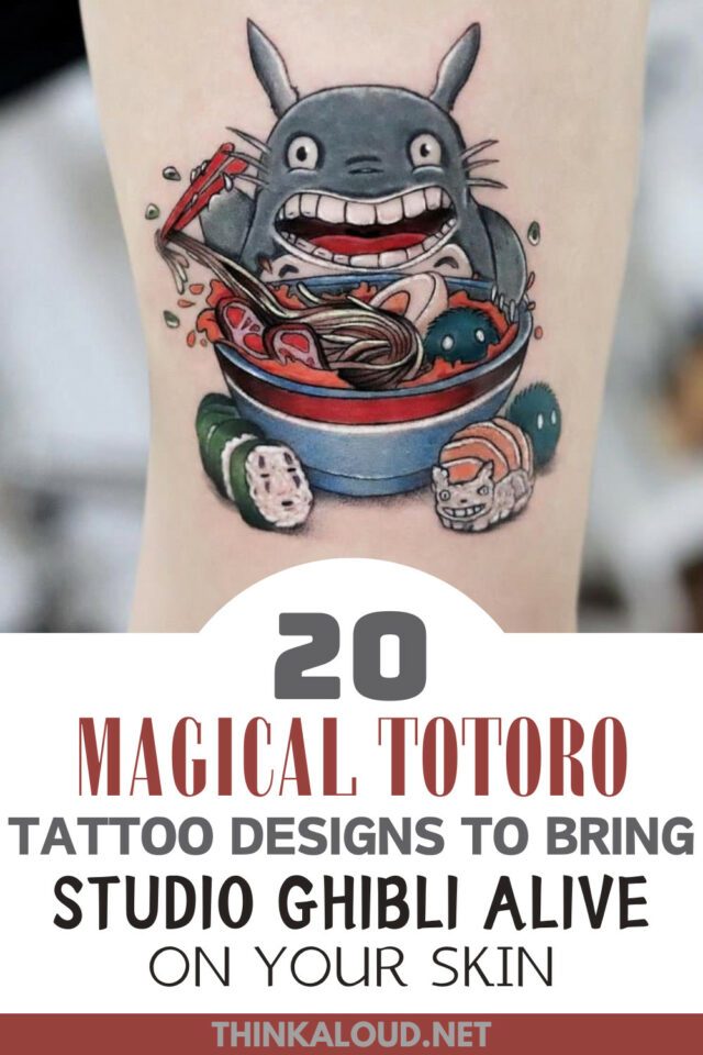 20 Magical Totoro Tattoo Designs to Bring Studio Ghibli Alive On Your Skin