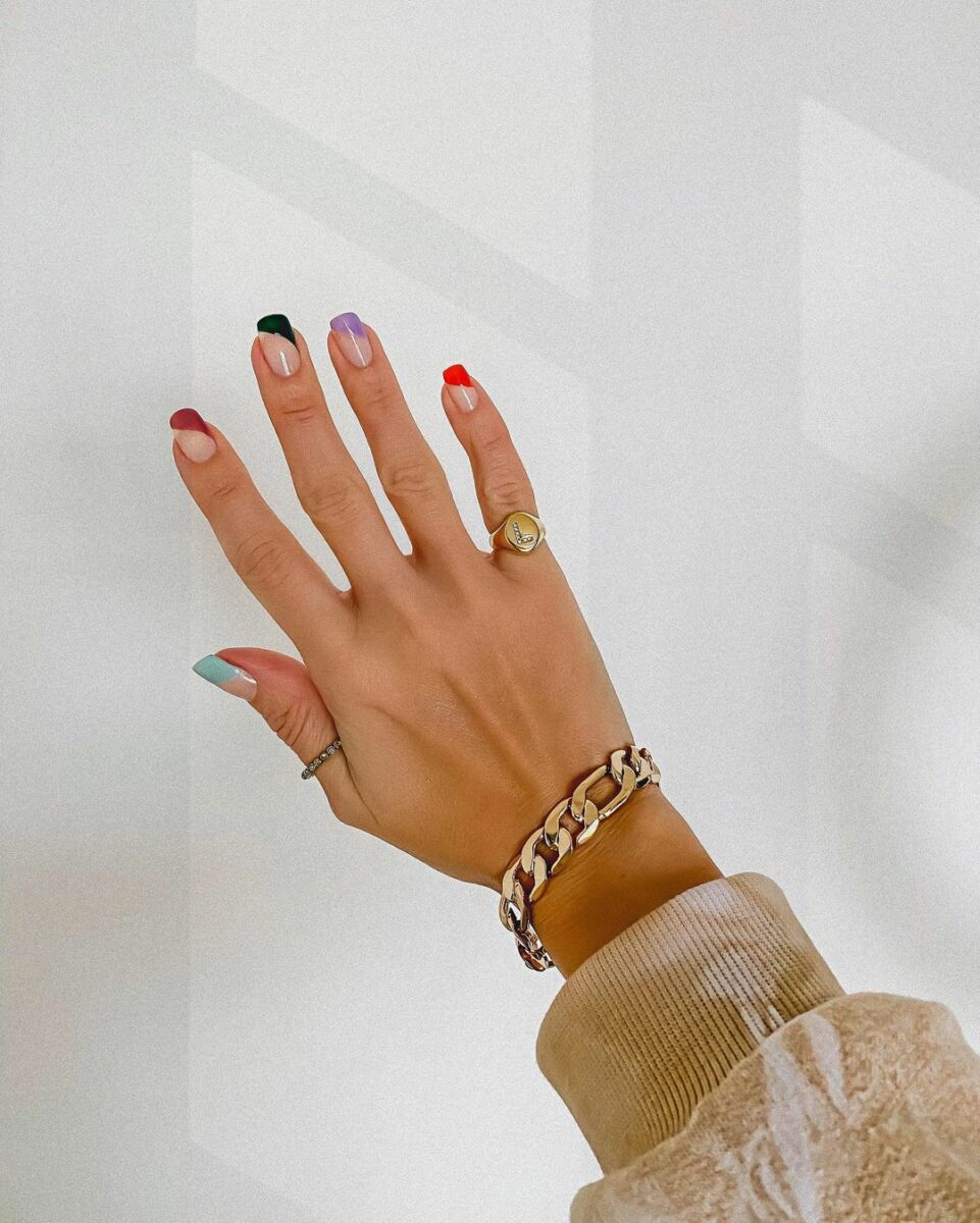 Show Your True Colors With These 40 Multi-Colored Nail Ideas