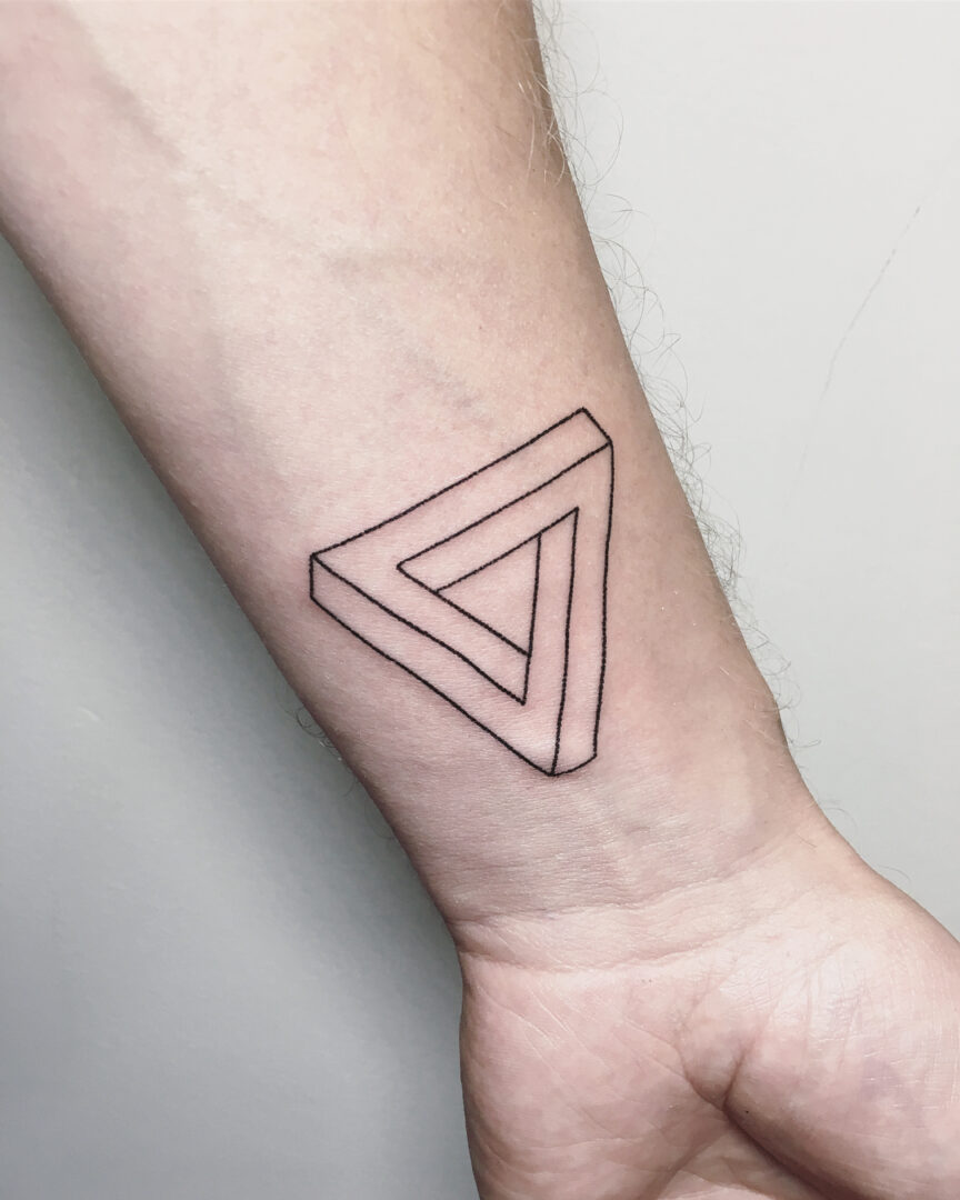 20 Mind-Bending Penrose Triangle Tattoo Ideas That Will Twist Your Mind