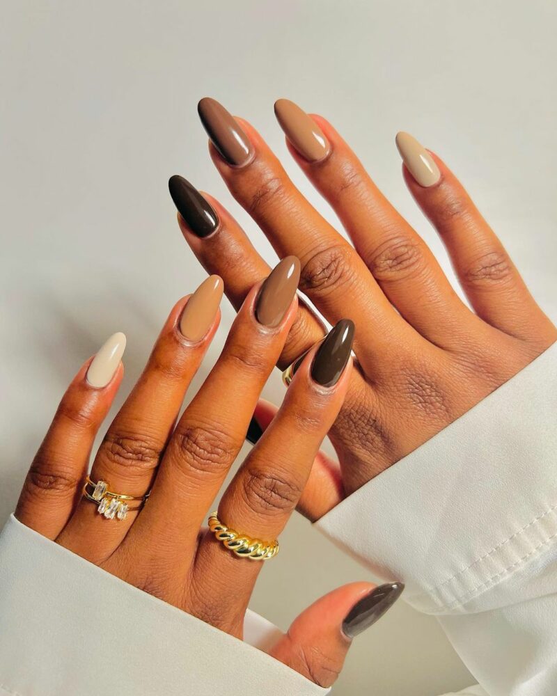 Show Your True Colors With These 40 Multi-Colored Nail Ideas