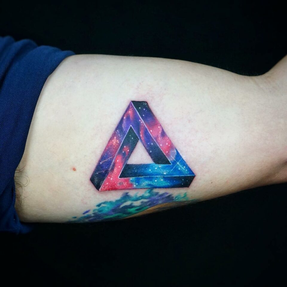 20 Mind-Bending Penrose Triangle Tattoo Ideas That Will Twist Your Mind