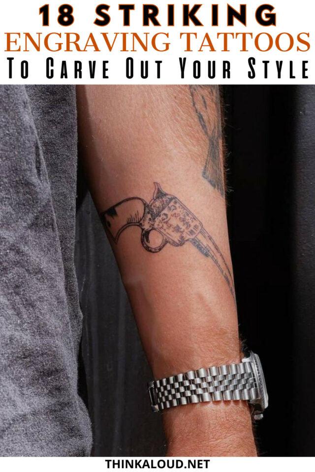 18 Striking Engraving Tattoos To Carve Out Your Style