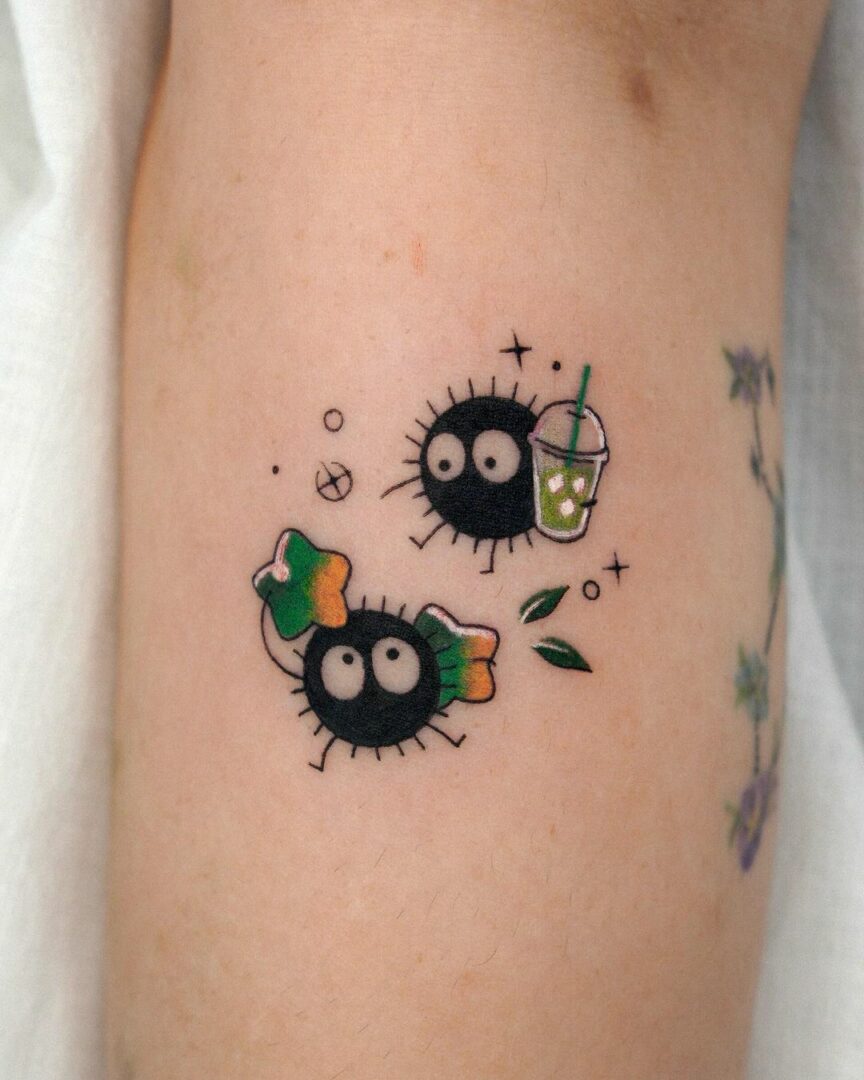 The 20 Cutest Soot Sprite Tattoo Designs For Hardcore Ghibli Fans