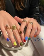 Show Your True Colors With These 40 Multi-Colored Nail Ideas