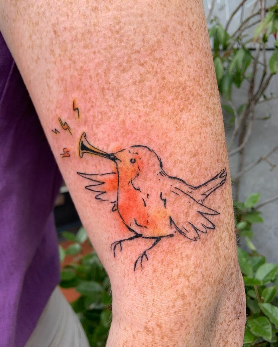 20 Creative And Sweet Robin Tattoo Ideas To Wing-Press Anyone