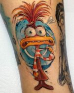 18 Fun Inside Out Tattoos To Show Off Your Feelings, Literally