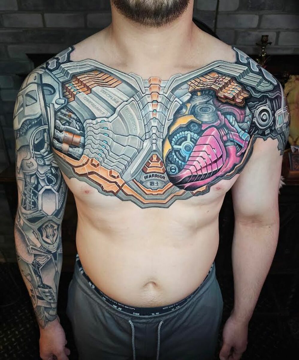 18 Futuristic Cyberpunk Tattoos To Spark Your Imagination